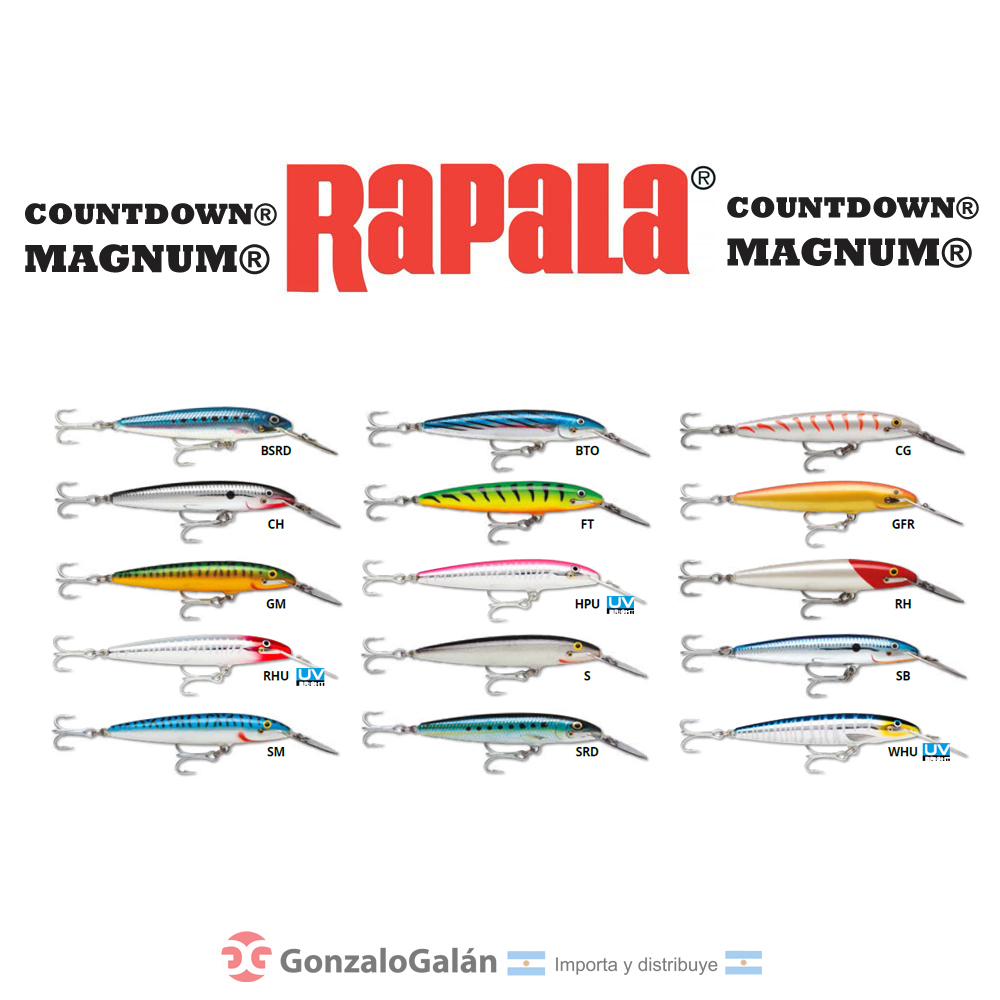 Señuelo Rapala Countdown Magnum | Gonzalo Galan