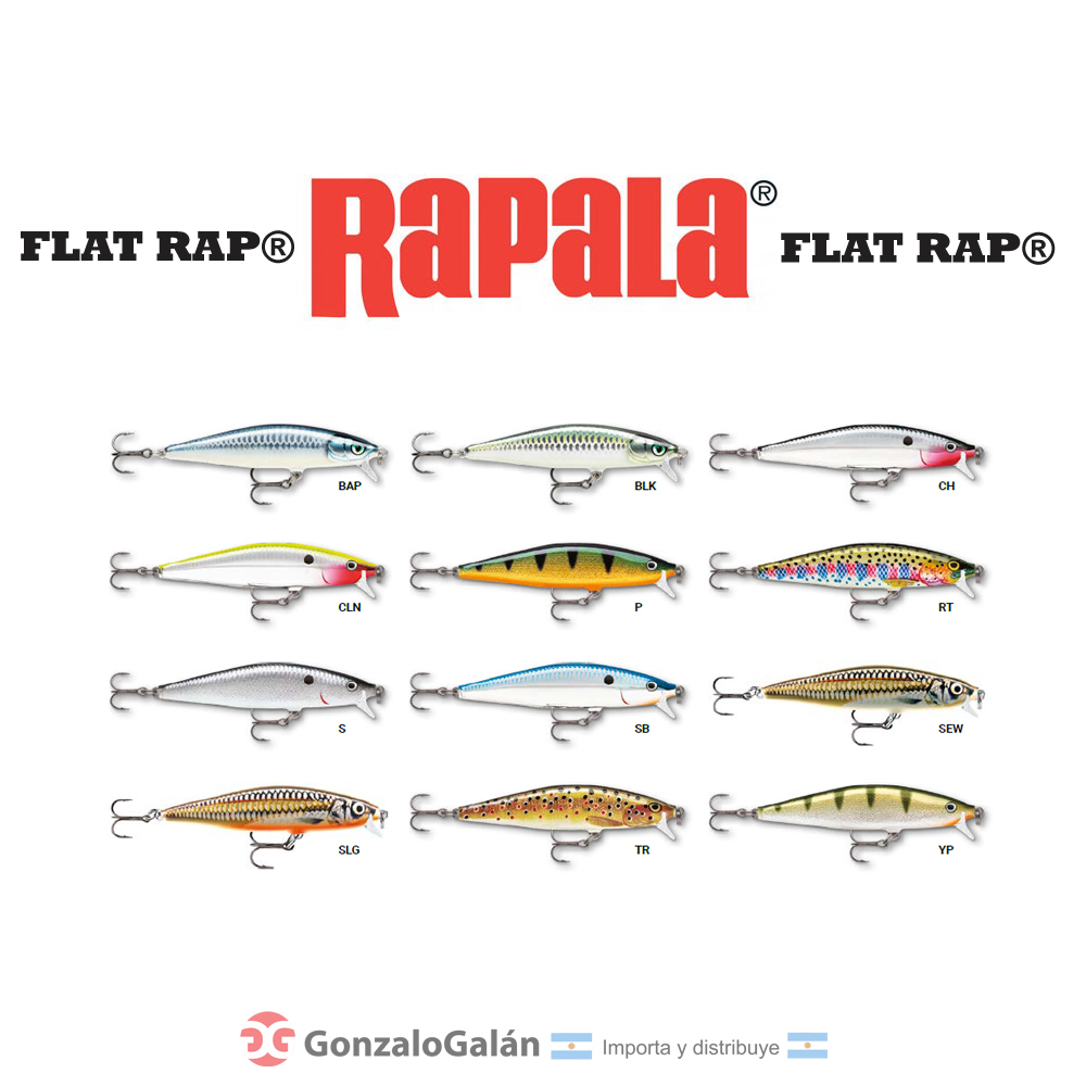 Señuelo Rapala Flat Rap | Gonzalo Galan