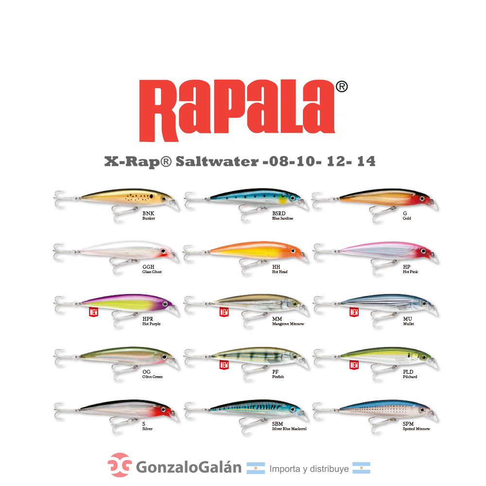 Señuelo Rapala X Rap Saltwater | Gonzalo Galan