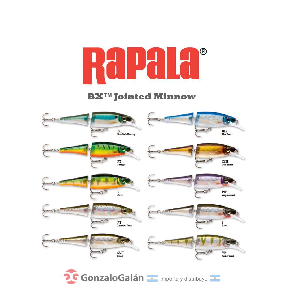 Señuelo Rapala BX Jointed Minnow | Gonzalo Galan