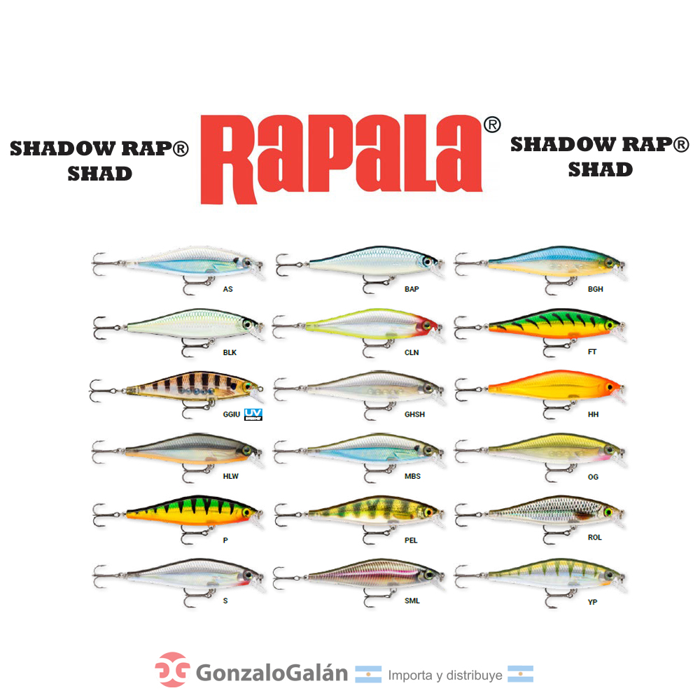 Señuelo Rapala Shadow Rap Shad | Gonzalo Galan