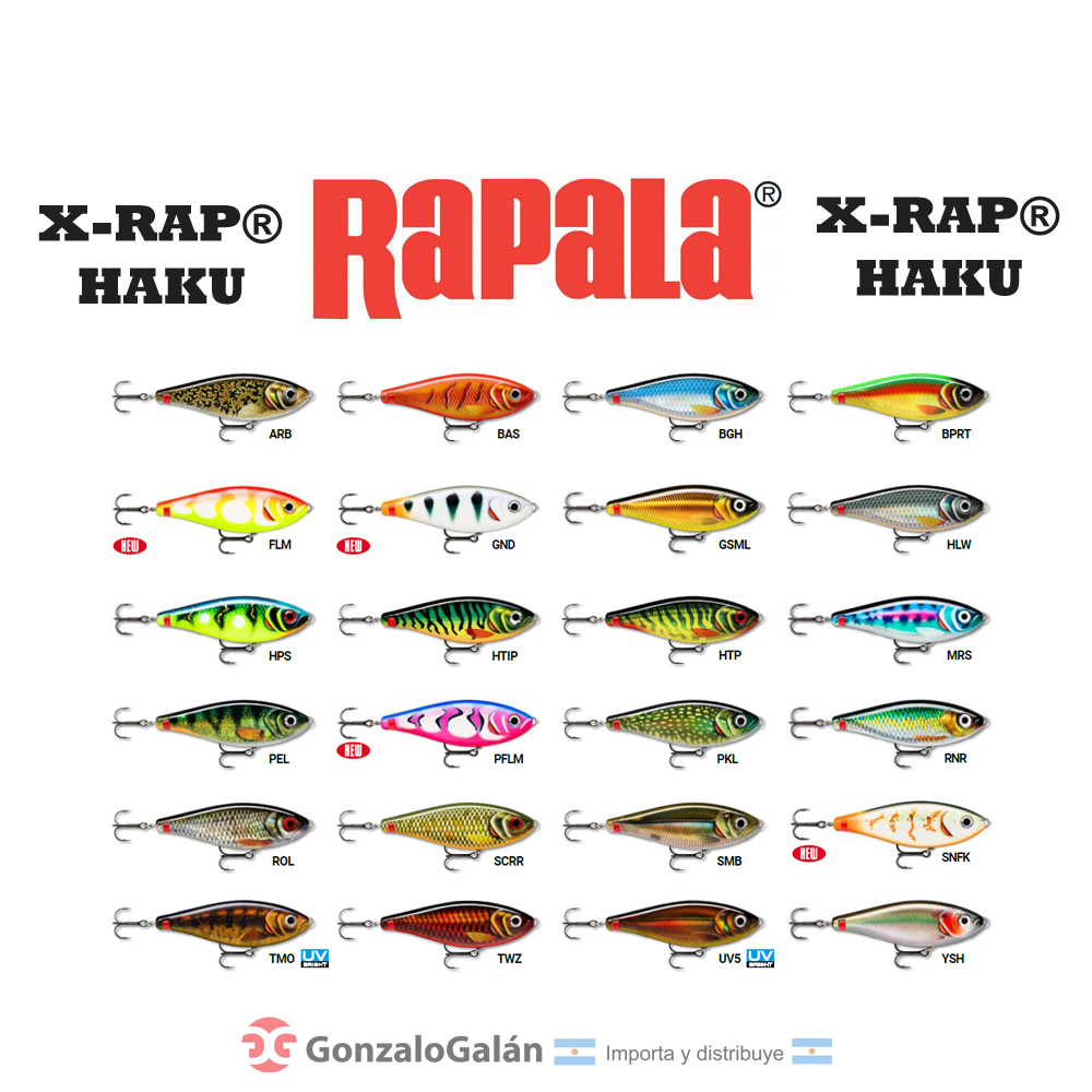 Señuelo Rapala X-Rap Haku | Gonzalo Galan
